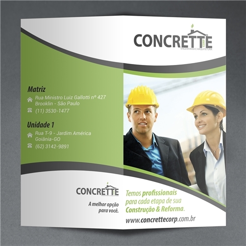 CONCRETTE CORP | Criação de Folder Para Construção & Engenharia
