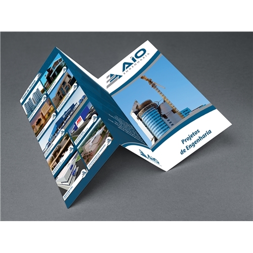 Aio engenharia | Criação de Folder Para Construção & Engenharia