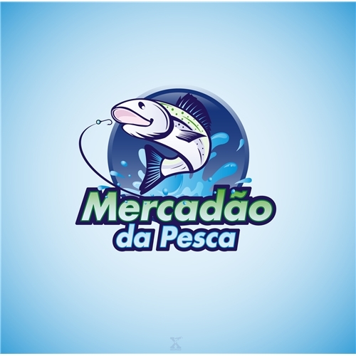 Mercadão da Pesca | Criação de Logo Para Pesca