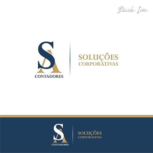 SA CONTADORES LTDA | Criação de Logo Para Contabilidade & Finanças