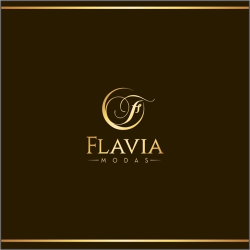 FLÁVIA MODAS | Criação de Logo Para Roupas, Jóias & Assessorios