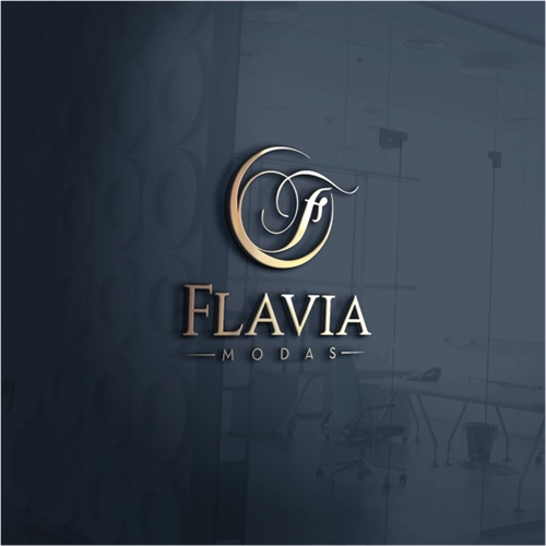FLÁVIA MODAS | Criação de Logo Para Roupas, Jóias & Assessorios