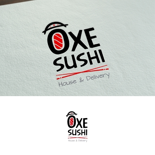 Oxe Sushi House & Delivery | Criação de Logo e Papelaria (6 itens)