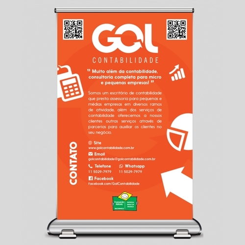 GOL CONTABILIDADE | Criação de Banner Gráfico Para Contabilidade