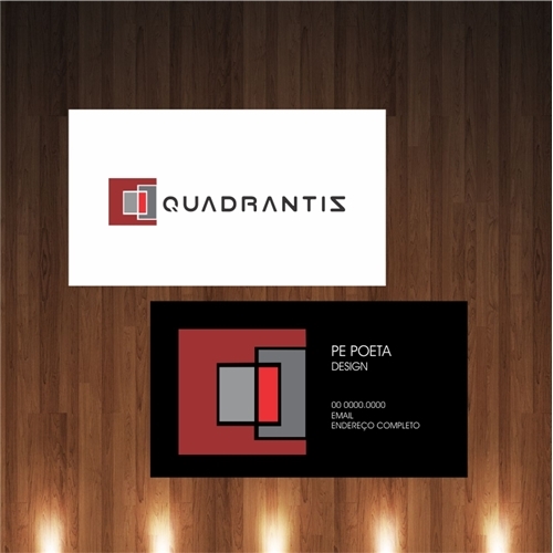 QUADRANTIS | Criação de Logo e Cartao de Visita Para Construção & E...