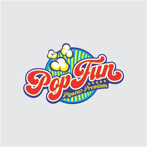 Pop Fun (descritivo: Pipoca fora do sério) | Criação de Logo Para A...