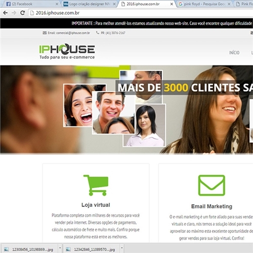Iphouse - empresa especializada em e-commerce | Criação de Logo Par...