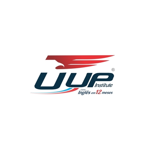 U UP INSTITUTE - CURSO INGLÊS EM 12 MESES | Criação de Logo e Papel...