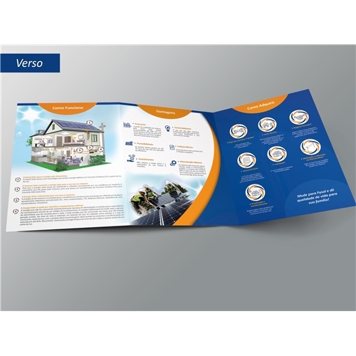 Fysol | Criação de Apres. Comercial (com dobra) Para Metal & Energia