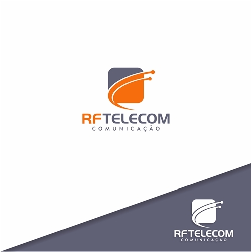 RF TELECOM | Criação de Logo Para Marketing & Comunicação