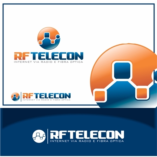 RF TELECOM | Criação de Logo Para Marketing & Comunicação