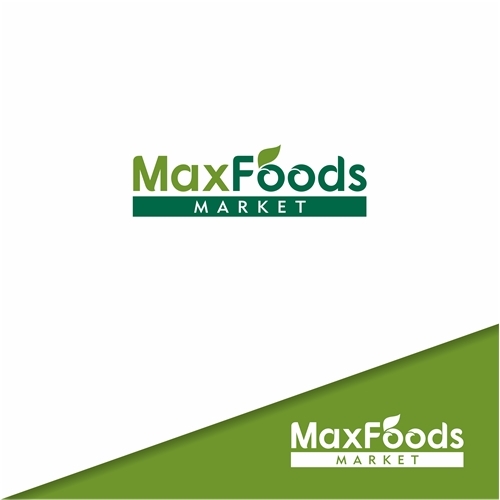 MaxFoods Market | Criação de Logo Para Saúde & Nutrição