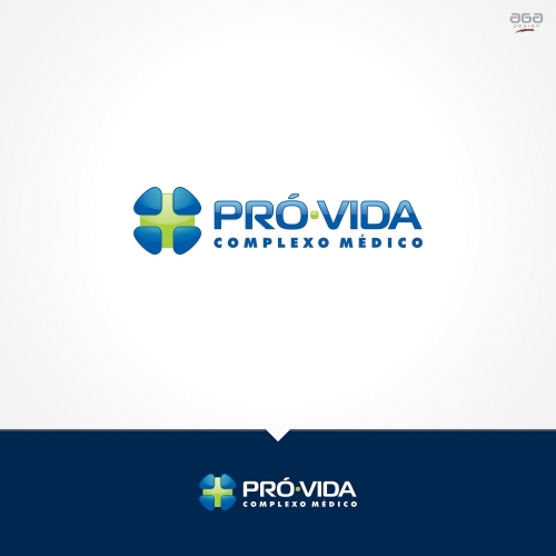 Pró-Vida Complexo Médico | Criação de Logo e Papelaria (6 itens) Pa...