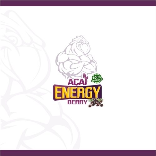 Açaí Energy Berry | Criação de Mascote Para Alimentos & Bebidas