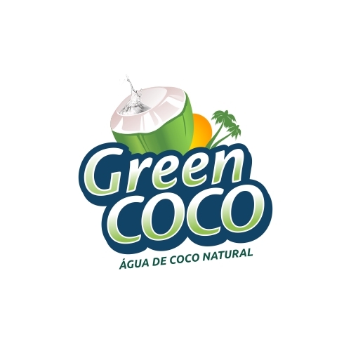 Green COCO | Criação de Logo Para Alimentos & Bebidas