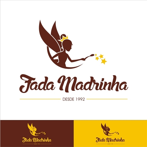 Fada Madrinha | Criação de Logo e Papelaria (6 itens) Para Alimento...