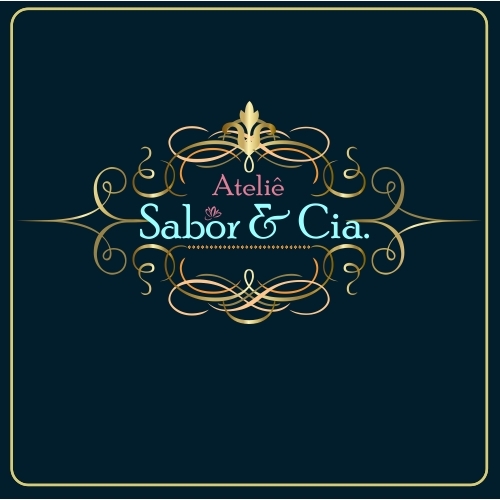 Ateliê Sabor & Cia. | Criação de Logo Para Alimentos & Bebidas
