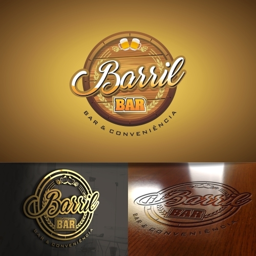 Barril Bar | Criação de Logo Para Alimentos & Bebidas