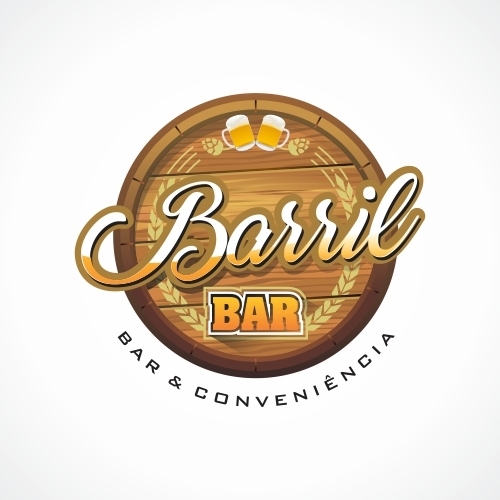 Barril Bar | Criação de Logo Para Alimentos & Bebidas