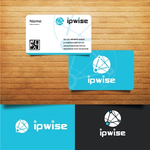 IPWISE | Criação de Logo e Cartao de Visita Para Tecnologia & Ciencias
