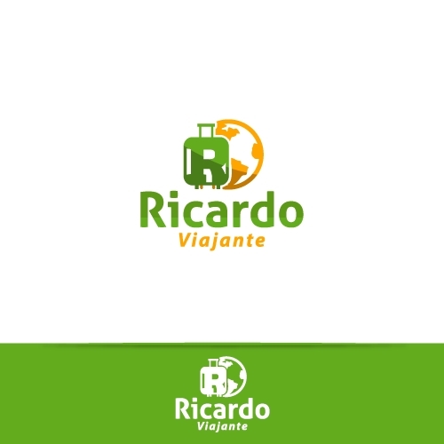 Ricardo Viajante | Criação de Logo Para Viagens & Lazer