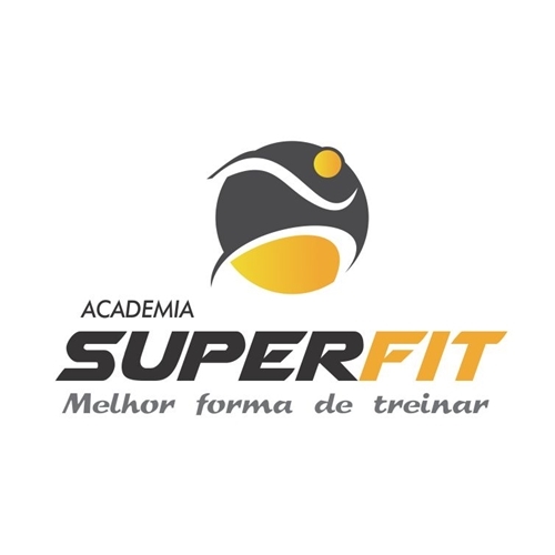 academia superfit/ melhor forma de treinar | Criação de Logo Para S...