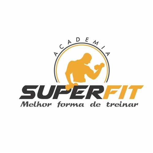academia superfit/ melhor forma de treinar | Criação de Logo Para S...