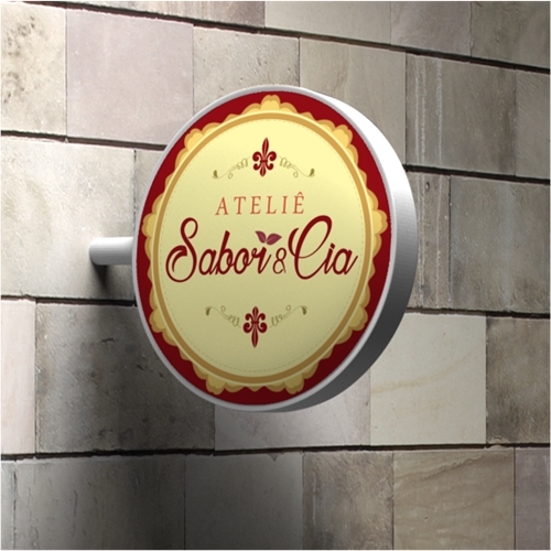 Ateliê Sabor & Cia. | Criação de Logo Para Alimentos & Bebidas