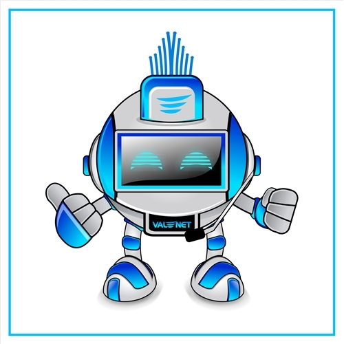 VALENET | Criação de Mascote Para Computador & Internet