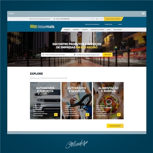 Lista Mais | Criação de Layout Web-Design Para Computador & Internet