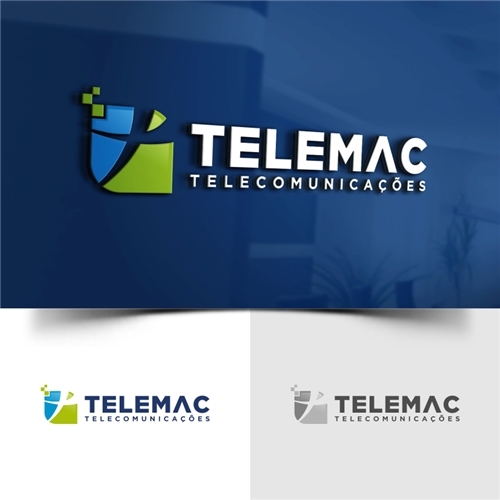 TELEMAC TELECOMUNICAÇÕES | Criação de Logo e Papelaria (6 itens) Pa...