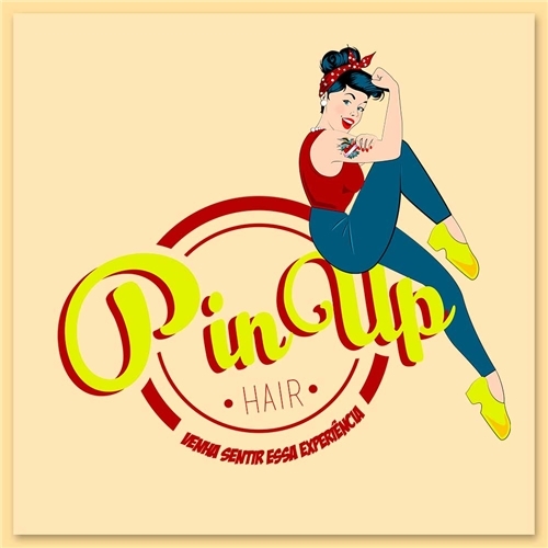 PIN UP HAIR | Criação de Logo Para Beleza