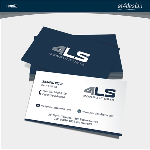 4LS | Criação de Logo e Papelaria (6 itens) Para Outros