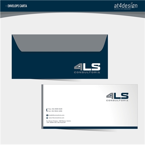 4LS | Criação de Logo e Papelaria (6 itens) Para Outros