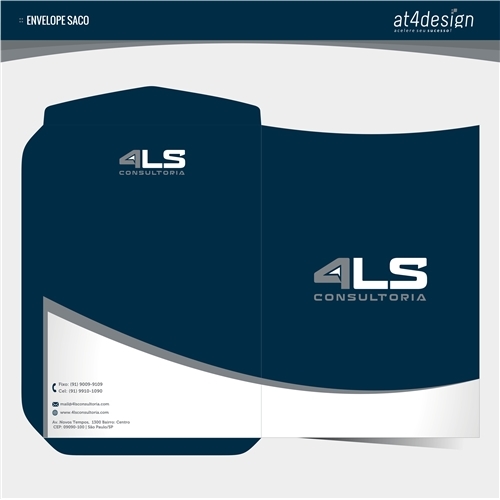 4LS | Criação de Logo e Papelaria (6 itens) Para Outros