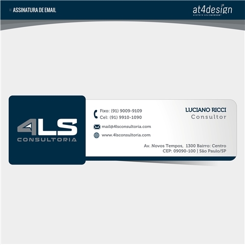 4LS | Criação de Logo e Papelaria (6 itens) Para Outros