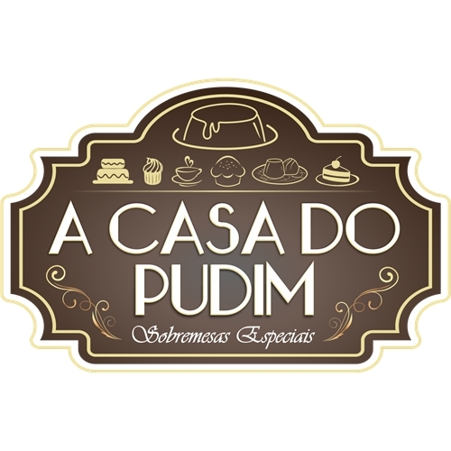 A CASA DO PUDIM | Criação de Logo e Cartao de Visita Para Alimentos...