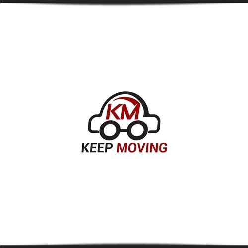 KM- "Keep Mooving" | Criação de Logo Para Automotivo