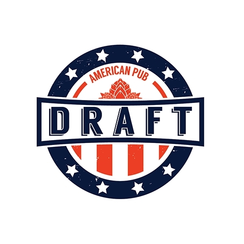 Draft American Pub | Criação de Logo Para Alimentos & Bebidas