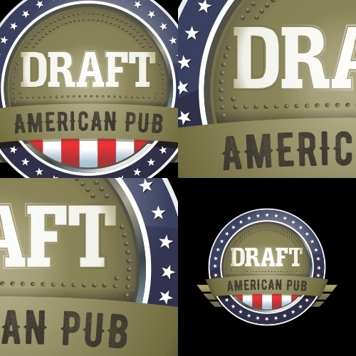 Draft American Pub | Criação de Logo Para Alimentos & Bebidas