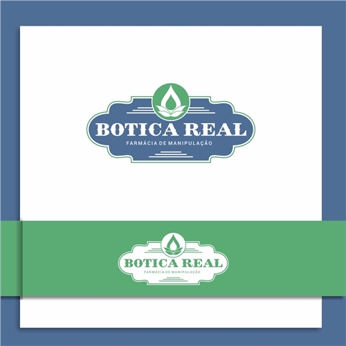 Botica Real - Farmácia de manipulacao | Criação de Logo Para Saúde...
