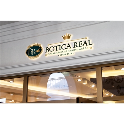 Botica Real - Farmácia de manipulacao | Criação de Logo Para Saúde...