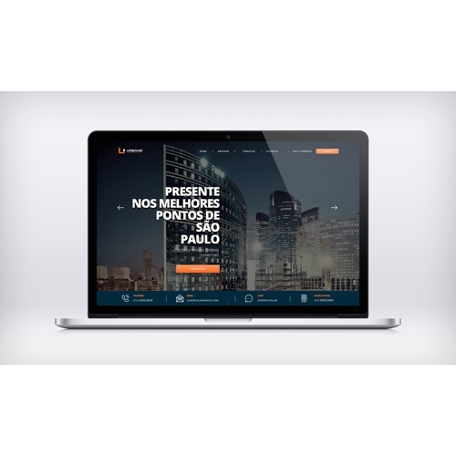 URBANZI CONSTRUÇÃO CIVIL | Criação de Layout Web-Design Para Constr...