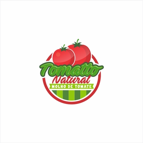 produto-tomatto natural(molho de tomate) | Criação de Logo Para Ali...