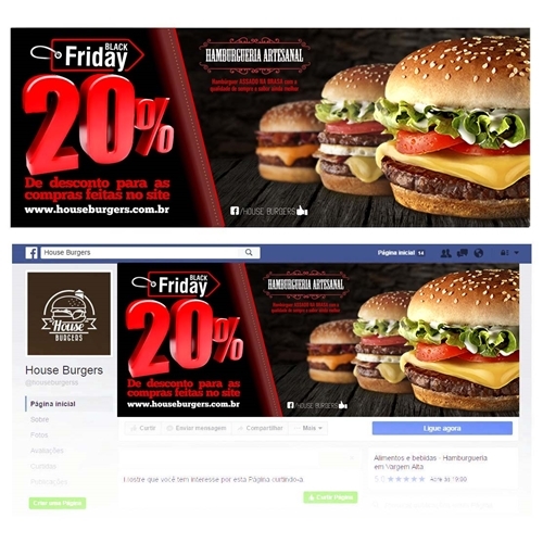Capa face | Criação de Capa para Facebook Para Alimentos & Bebidas