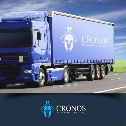 Cronos Transporte e Logística | Criação de Logo Para Logística, Ent...
