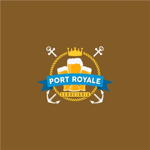 Cervejaria Port Royale | Criação de Logo Para Alimentos & Bebidas
