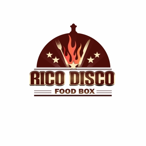 Rico Disco "FOOD BOX" | Criação de Logo Para Alimentos & Bebidas