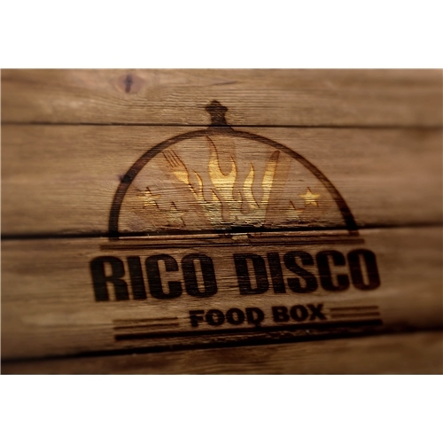 Rico Disco "FOOD BOX" | Criação de Logo Para Alimentos & Bebidas