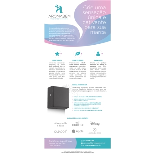 Layout Email Mkt/Newsle.. para AROMABEM | P. Desig.. 4003534